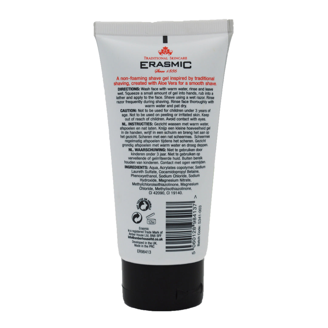 Erasmic Aloe Vera Shave Gel 100ml – The Cambridge Cutthroat