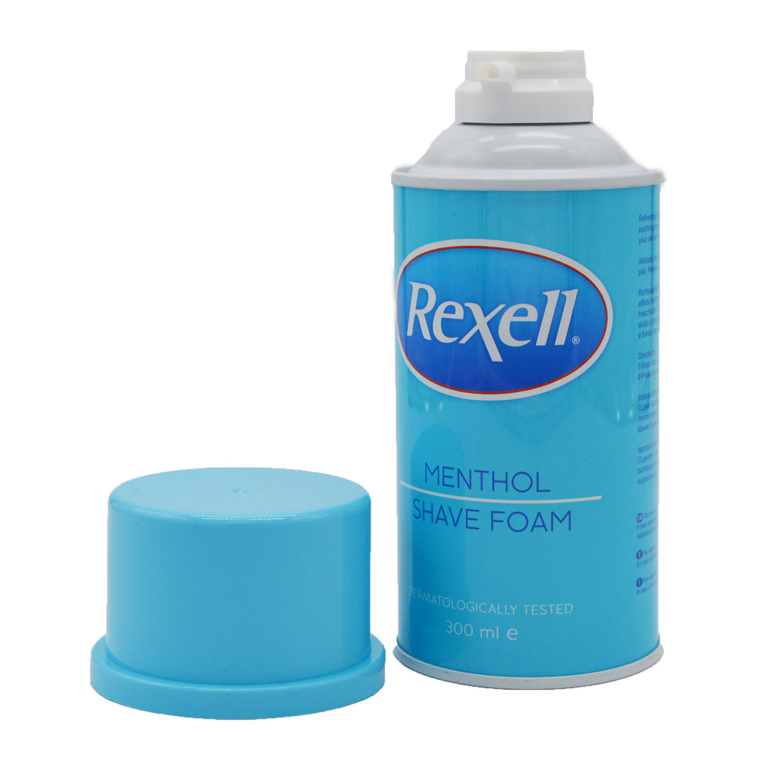 Rexell Shave Foam 300ml Menthol – The Cambridge Cutthroat